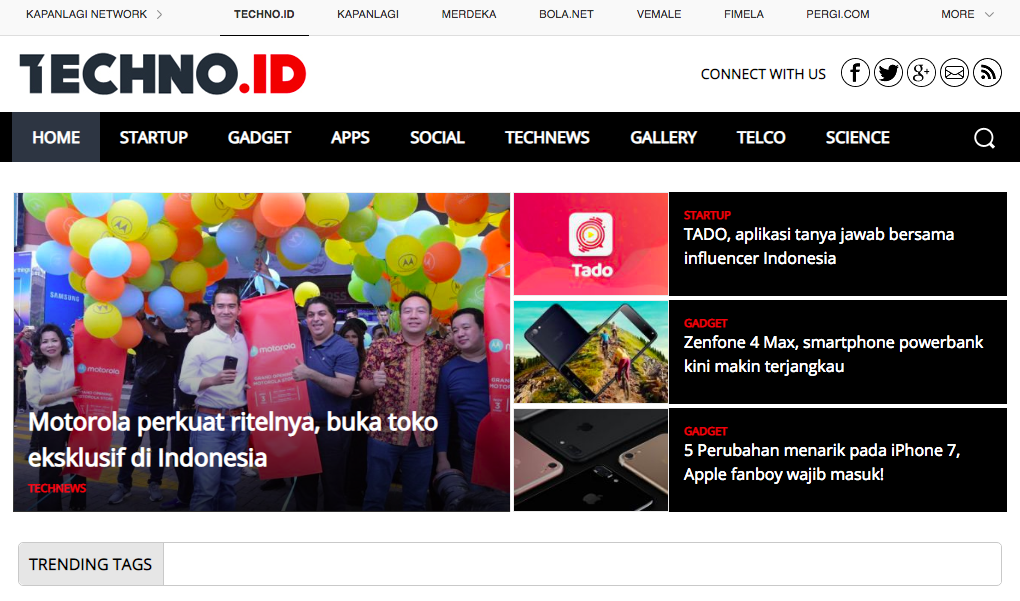 4 Situs Teknologi Populer di Indonesia - StarNgage