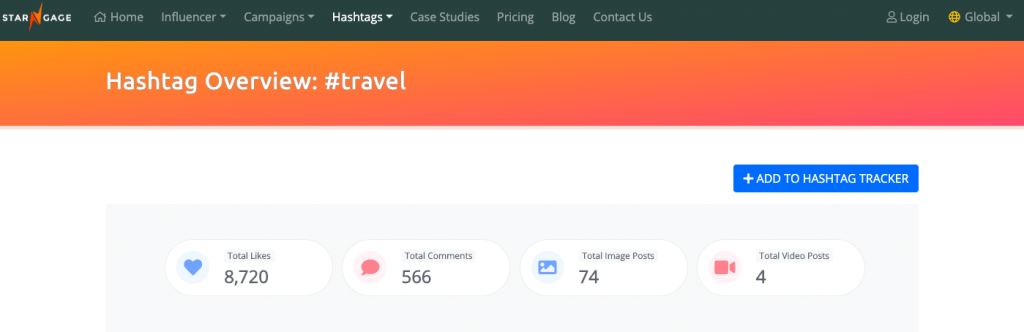Introducing StarNgage Instagram Hashtag Search and Tracking Tool